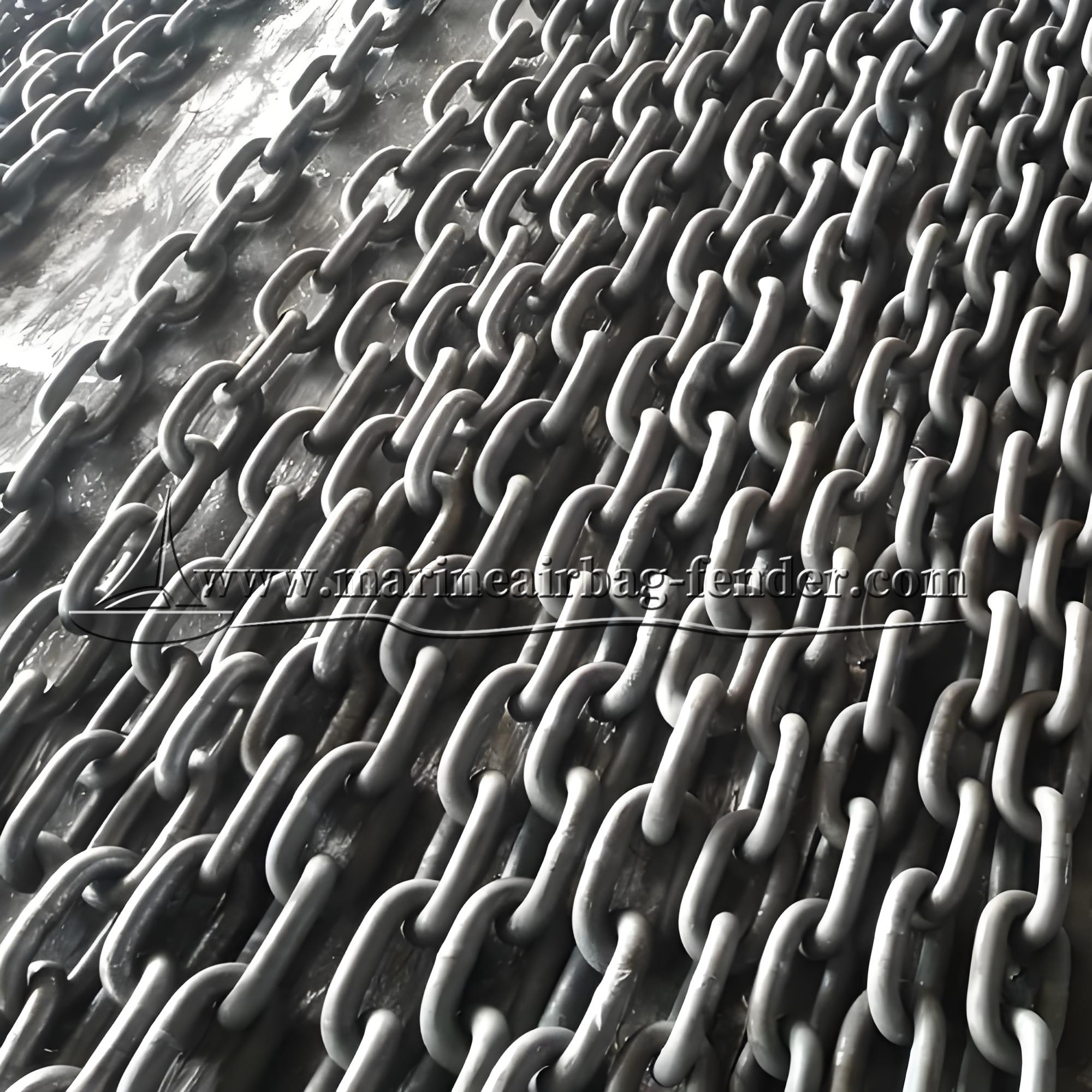 Corrosion Resistant Mooring Chain Galvanized Carbon Steel Ship Anchor Chain