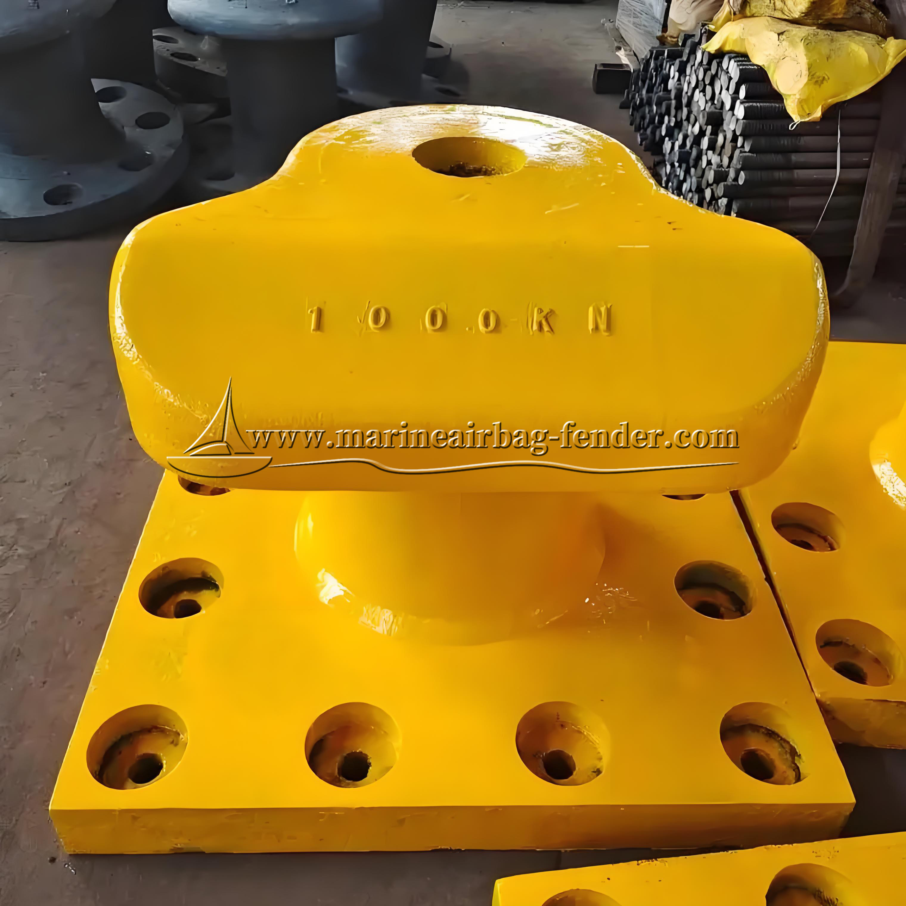 Corrosion Resistant Steel Dock Bollard With Painted Surface Bolted ...